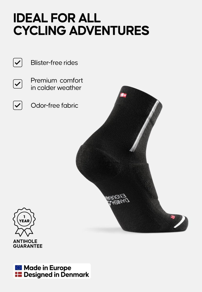 MERINO WOOL CYCLING SOCKS – DANISH ENDURANCE
